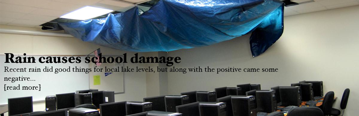 Recent rain causes school flooding – The Red Ledger